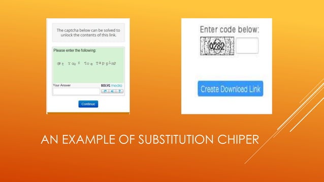 Substitution cipher | PPTX | Information and Network Security | Computing