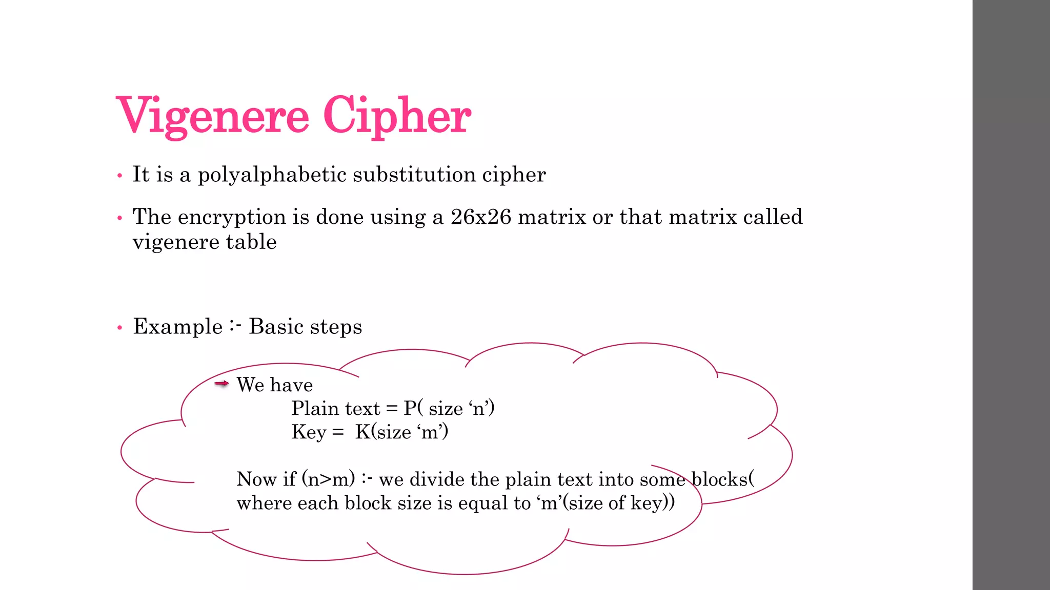 Substitution cipher and Its Cryptanalysis | PPTX