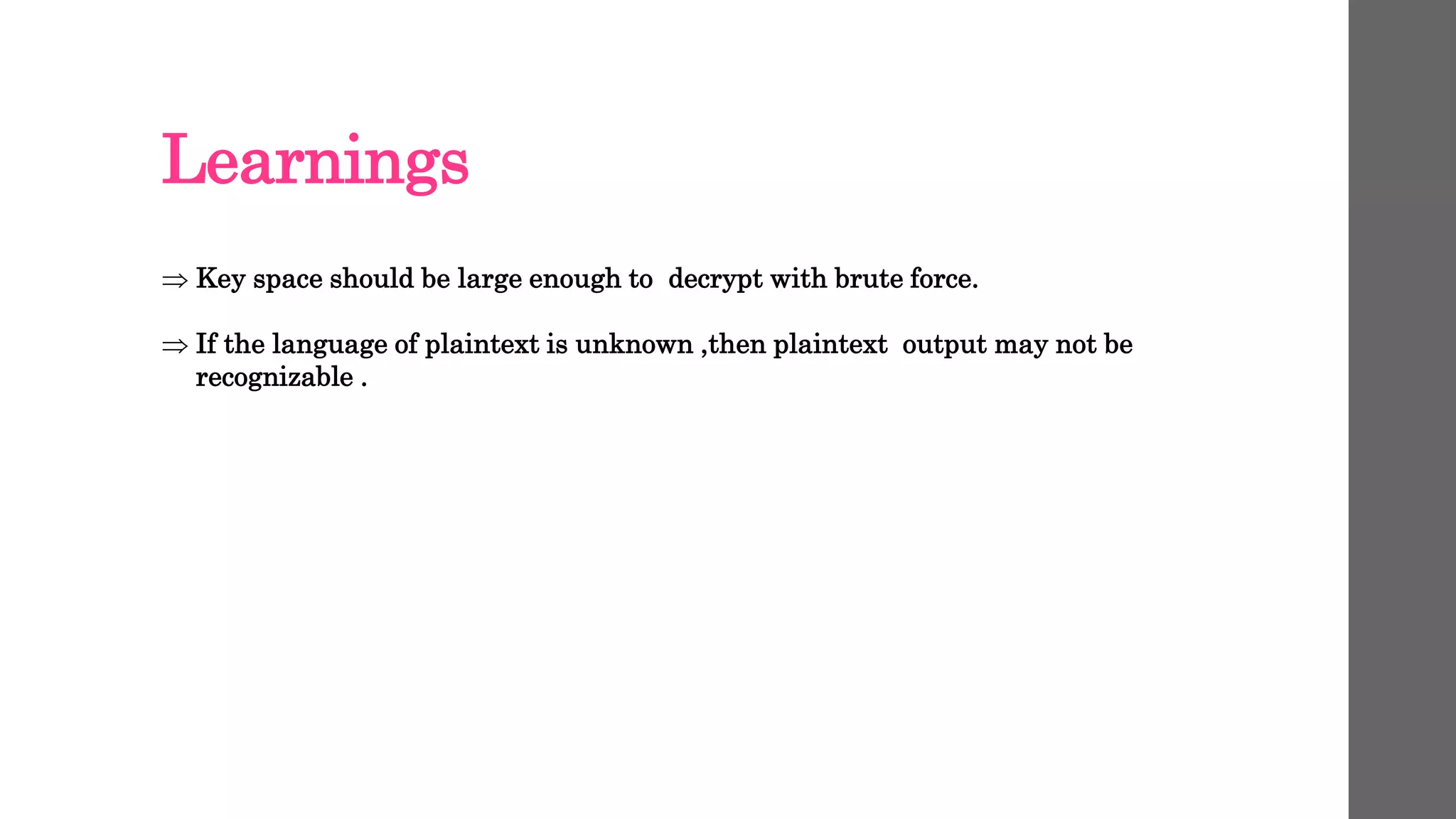 Substitution cipher and Its Cryptanalysis | PPTX