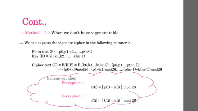Substitution cipher and Its Cryptanalysis | PPTX