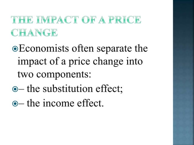Substitution effect | PPTX