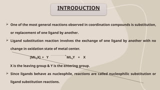 SUBSTITUTION REACTION IN COMPLEX.pptx main | PPTX