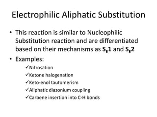 Substitution reactions | PPTX