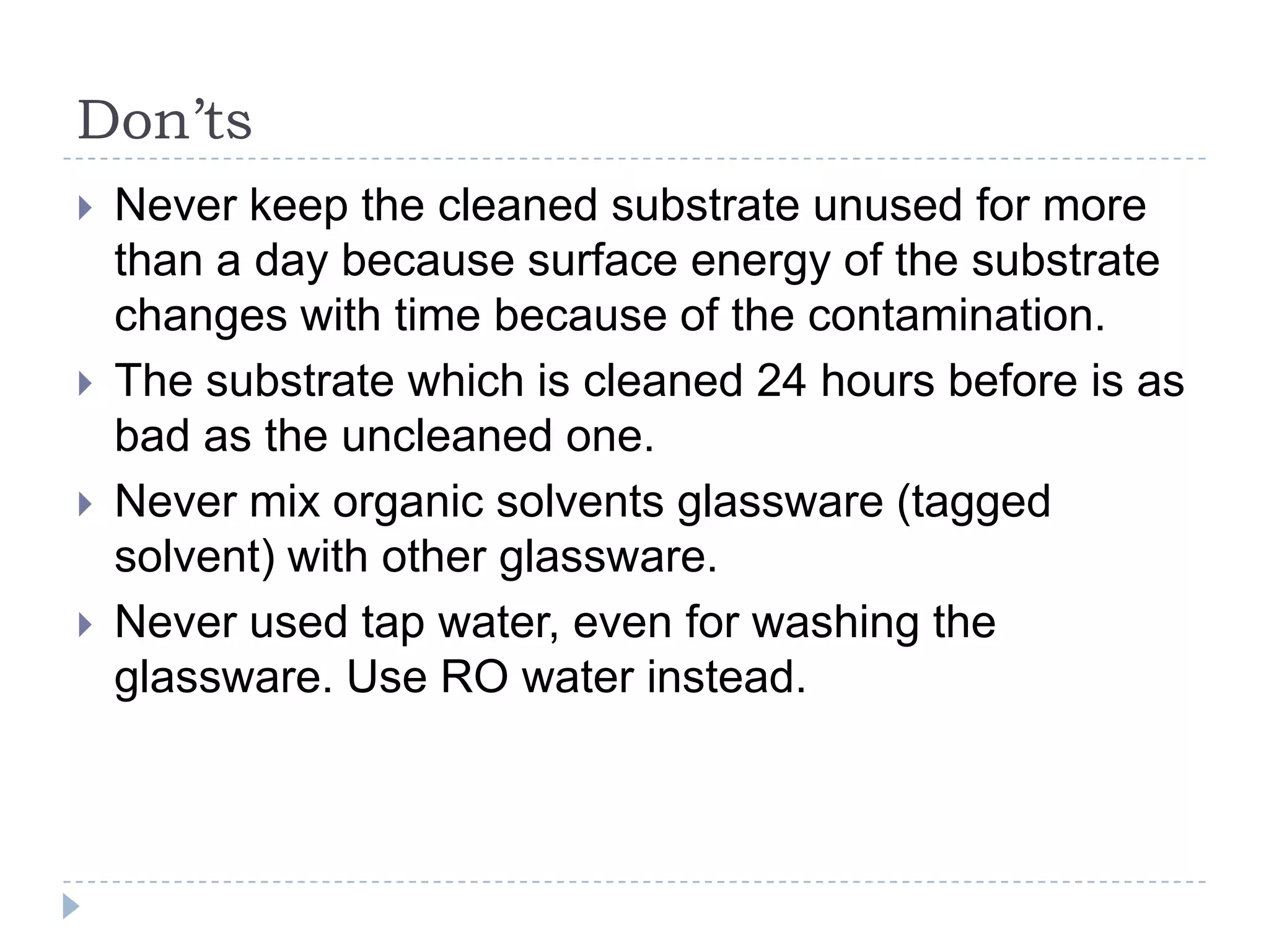 Substrate Cleaning | PDF