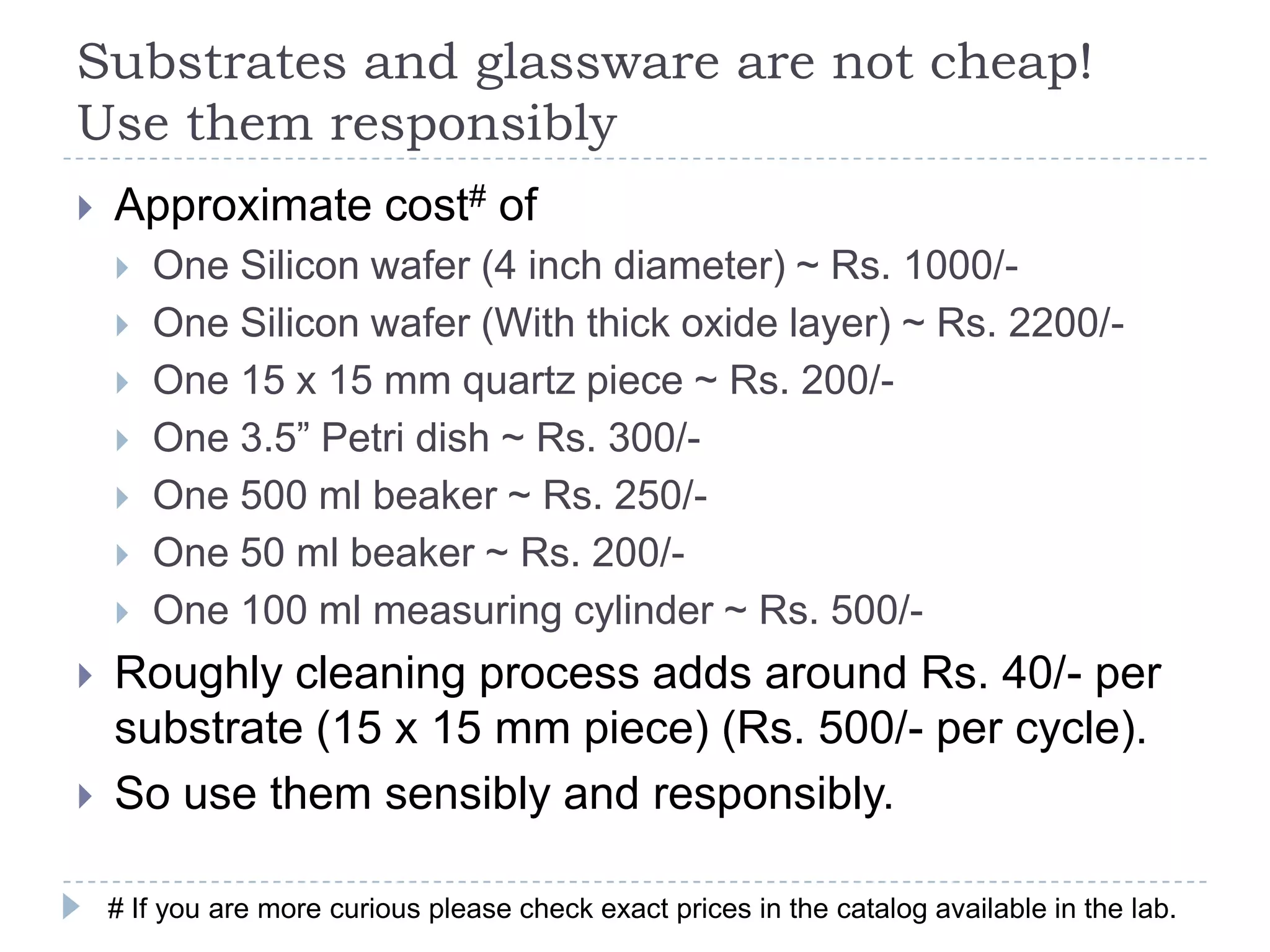Substrate Cleaning | PDF