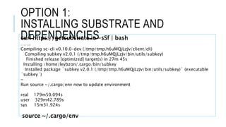 Substrate Framework | PPT