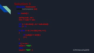 substring & subSquence & find problem solving | PPT