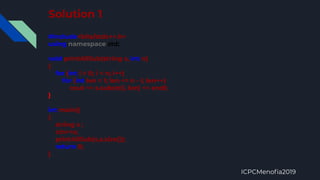 substring & subSquence & find problem solving | PPT