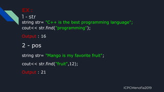substring & subSquence & find problem solving | PPT