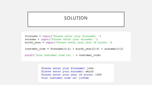 Python Substrings | PPT