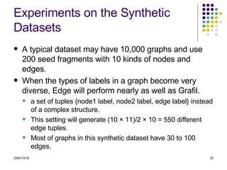Substructure Similarity Search in Graph Databases | PPT