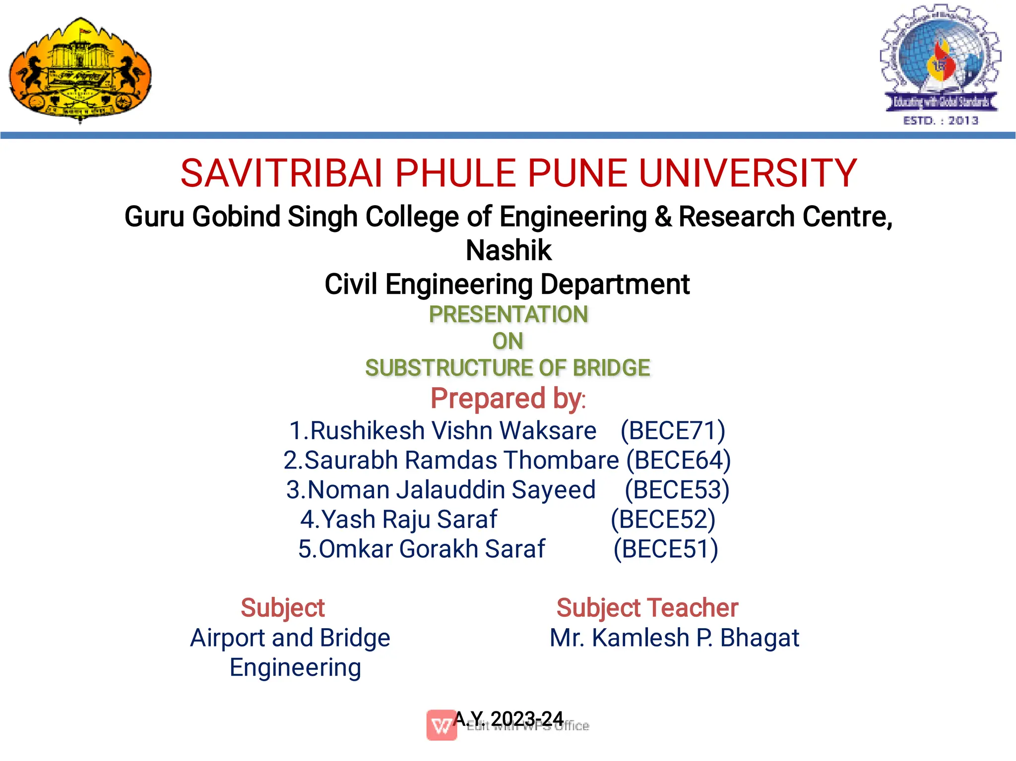 Sub structure PPT civil foundation a.pdf