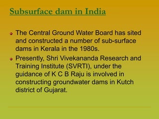 Subsurface dam (Final).ppt
