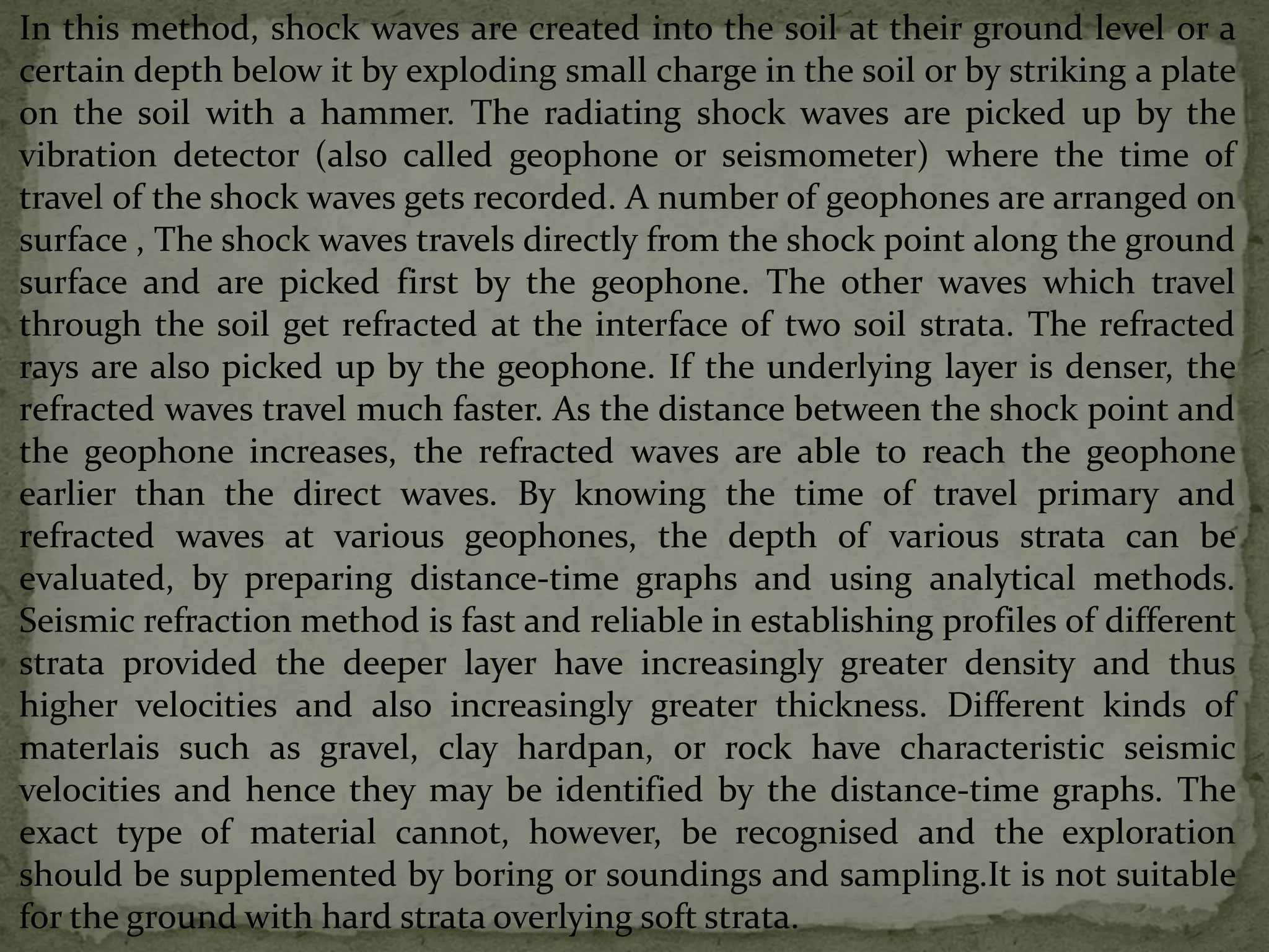 Subsurface exploration | PDF