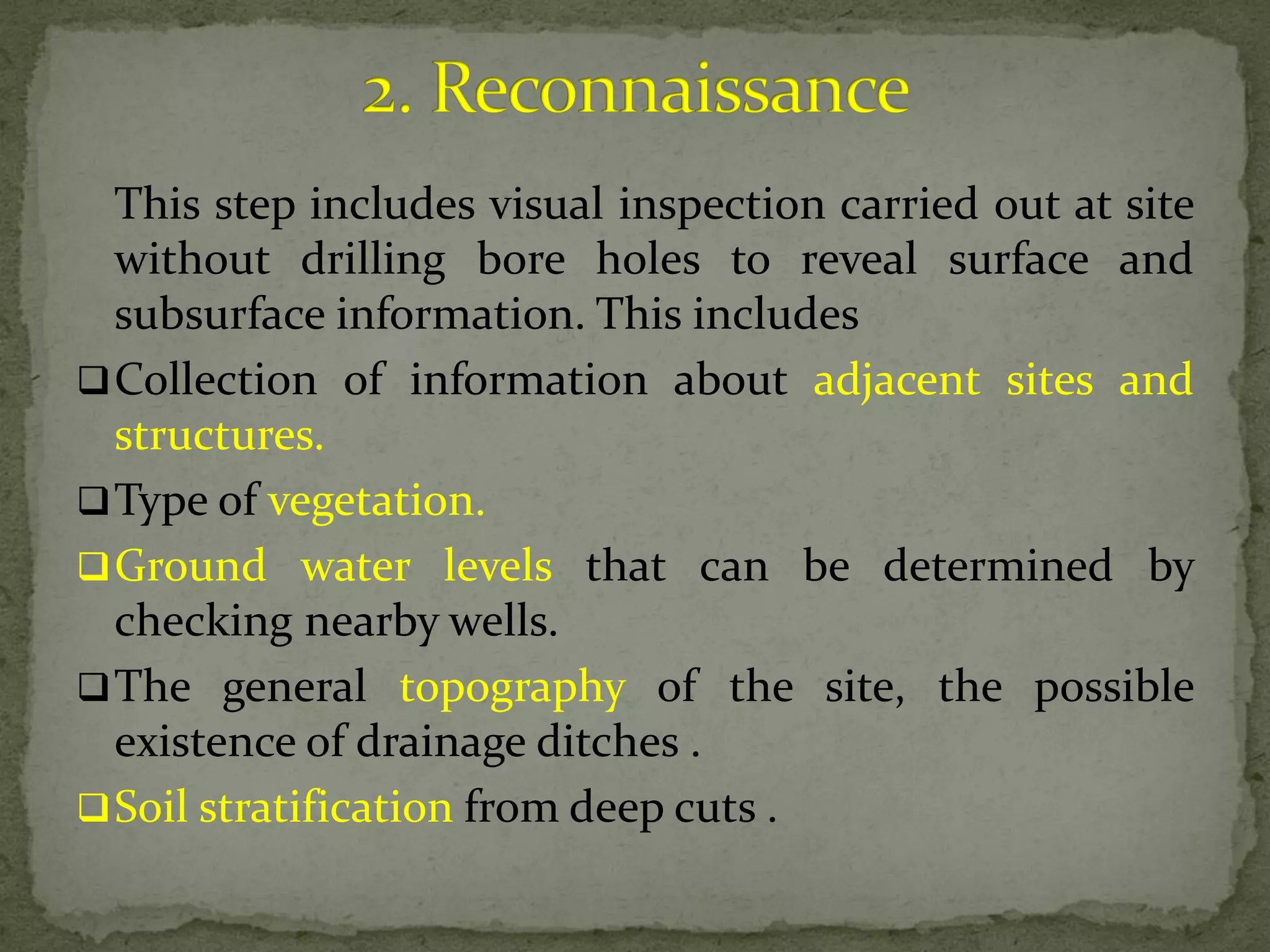 Subsurface exploration | PDF