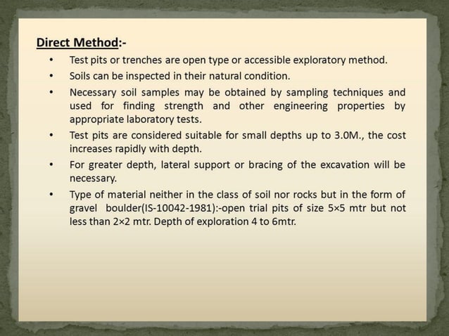 Subsurface exploration | PDF | Developmental Sites | Real Estate
