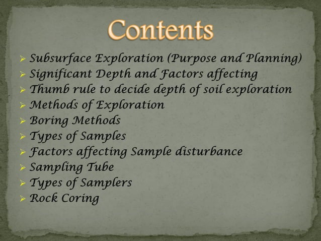 Subsurface exploration | PDF | Developmental Sites | Real Estate