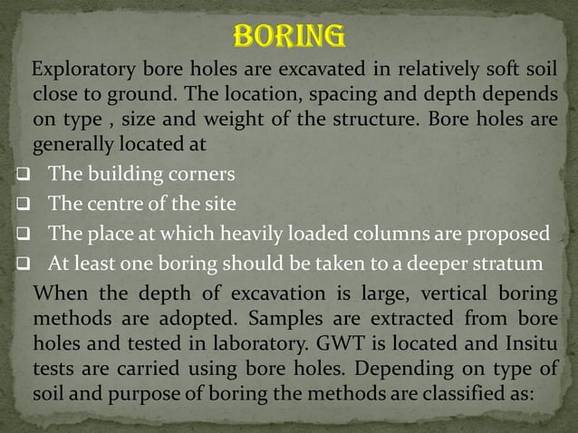 Subsurface exploration | PDF | Developmental Sites | Real Estate