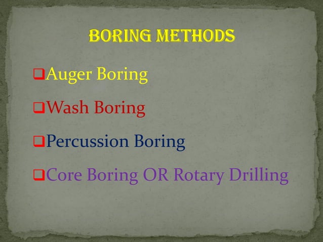 Subsurface exploration | PDF | Developmental Sites | Real Estate