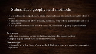 Subsurface geophysical methods | PDF