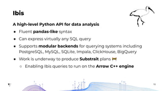 Apache Arrow: Open Source Standard Becomes an Enterprise Necessity | PPT