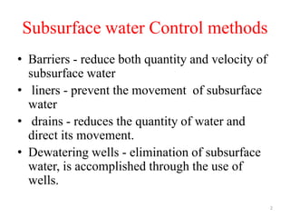 Subsurface water Control methods (1).pptx