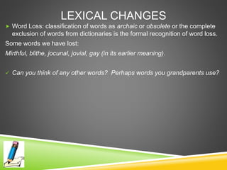 Subsystem changes | PPTX