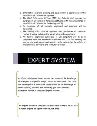 Sub systems of information system - MIS | DOCX
