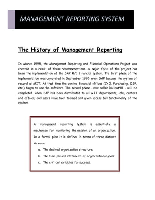 Sub systems of information system - MIS | DOCX