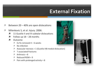 Subtalar Dislocations | PPTX