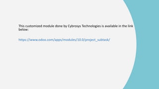 Sub task in project | PPT | Free Download