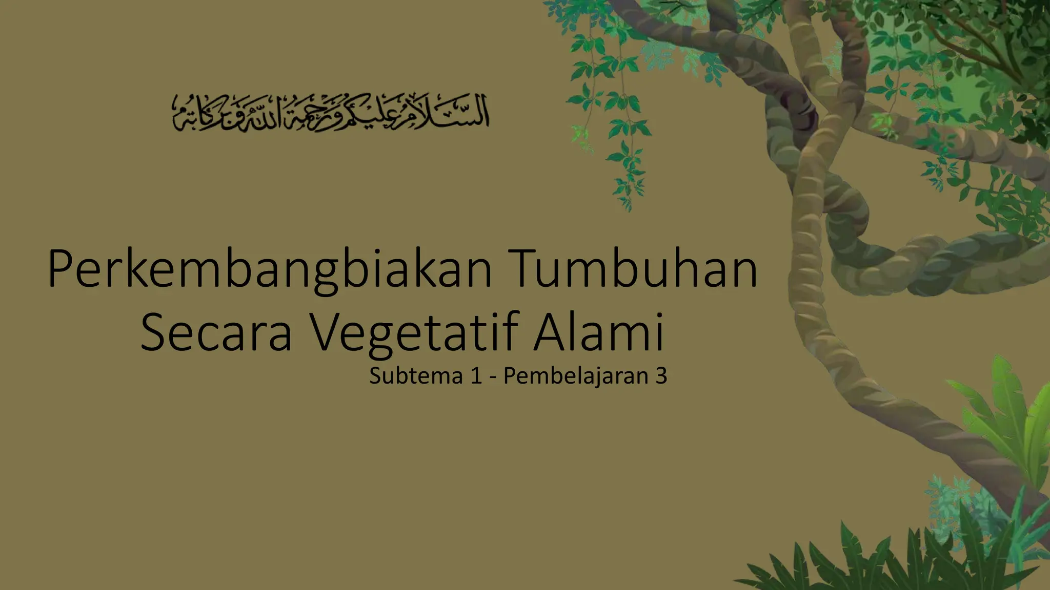 Perkembangbiakan Tumbuhan Vegetatif Alami Kelas 6 IPA | PPTX