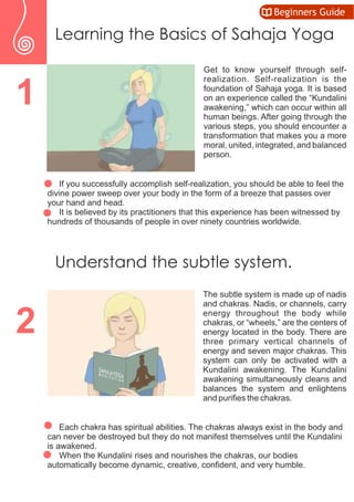 The Subtle System - Sahaja Yoga - Beginner's Guide | PDF