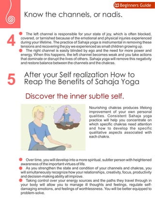 The Subtle System - Sahaja Yoga - Beginner's Guide | PDF