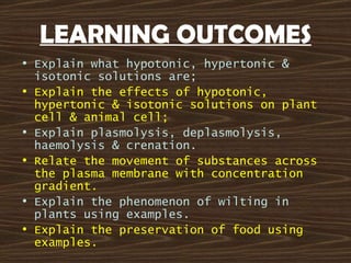 form4(BIOLOGY) chap3 pt2 | PPT