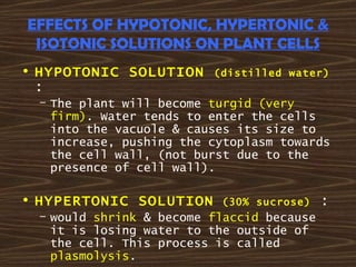 form4(BIOLOGY) chap3 pt2 | PPT