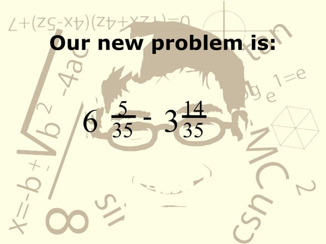 Subtract Mixed Numbers | PPT