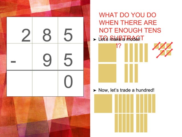 Subtracting 3 Digit Numbers | PPTX