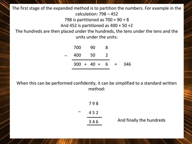 Subtraction Using An Expanded Method (part 1 of 5) | PPT | Physics ...