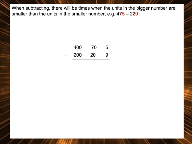 Subtraction Using an Expanded Method (part 3 of 5) | PPT
