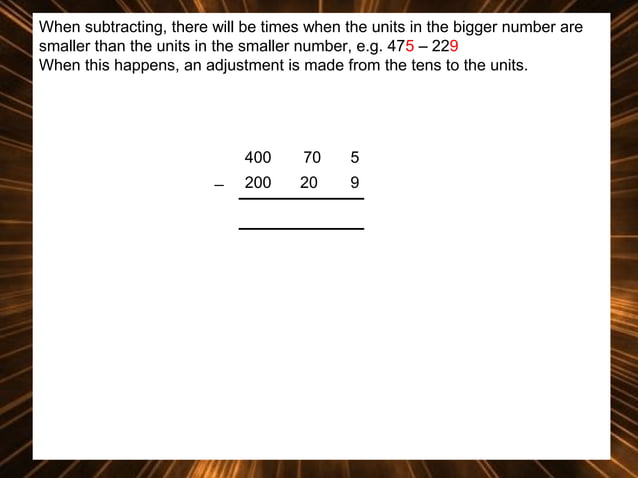 Subtraction Using an Expanded Method (part 3 of 5) | PPT