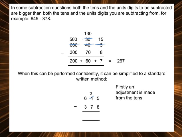 Subtraction Using An Expanded Method (part 4 of 5) | PPT
