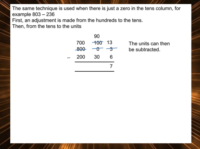 Subtraction Using An Expanded Method (part 5 of 5) | PPT