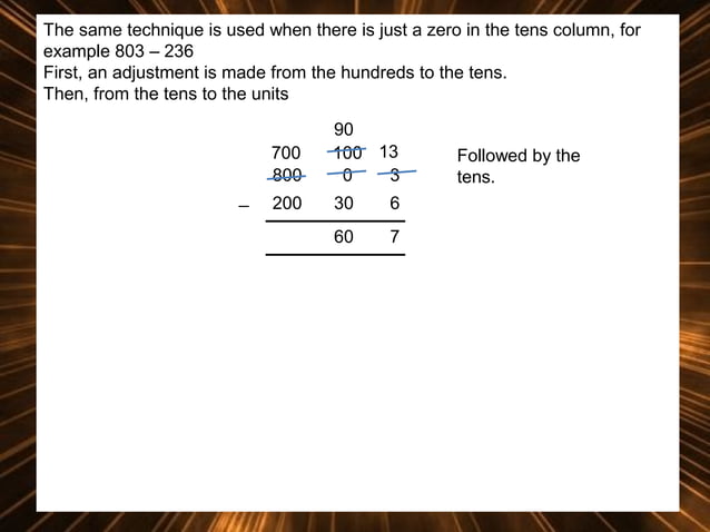 Subtraction Using An Expanded Method (part 5 of 5) | PPT