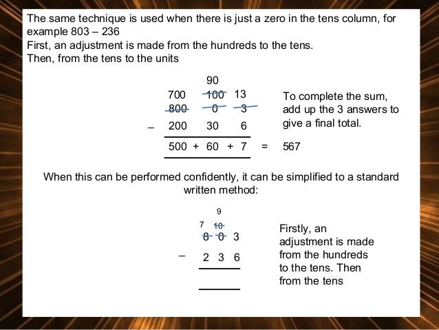 Subtraction Using An Expanded Method (part 5 of 5)