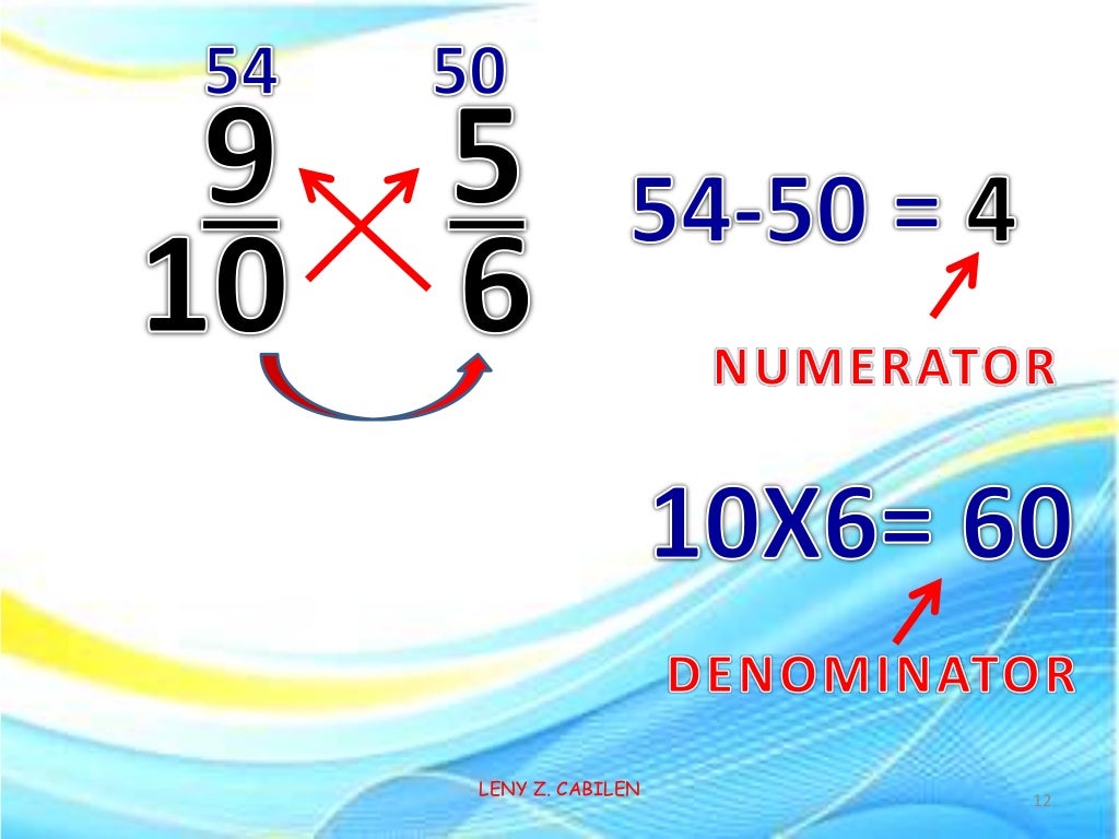 Subtraction Dissimilar Fraction subtraction-dissimilar-fraction