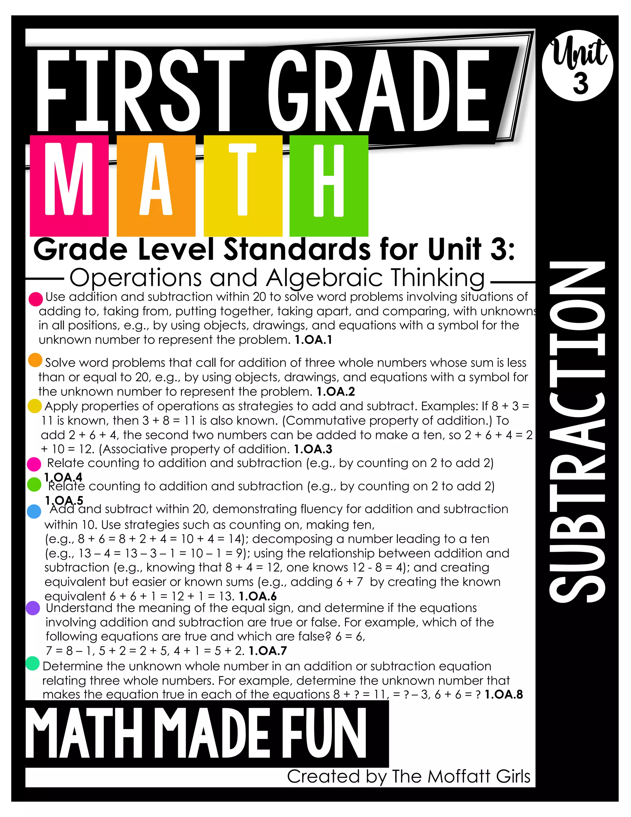 SubtractionFirstGradePreview.pdf