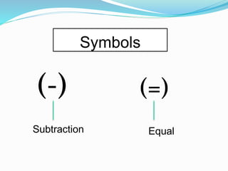Subtraction through number line grade 1 | PPTX