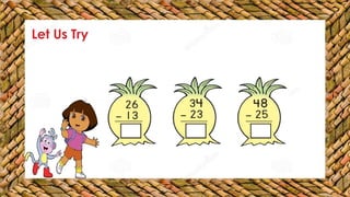 Subtraction of 2 digit numbers.pOWERPOINT PRESENTATION | PPTX