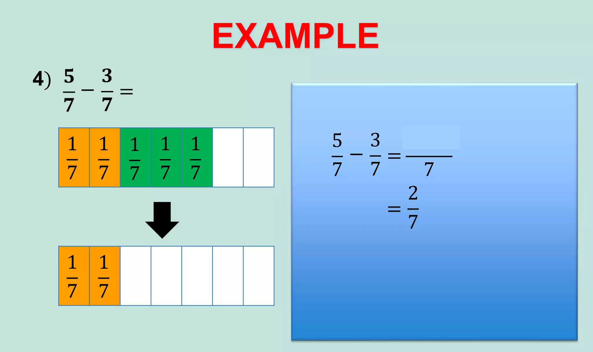 Subtraction of fractions | PDF